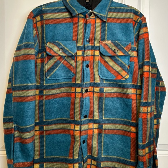 Matix | Shirts | Matix Mens Plaid Flannel Shirt Jacket | Poshmark